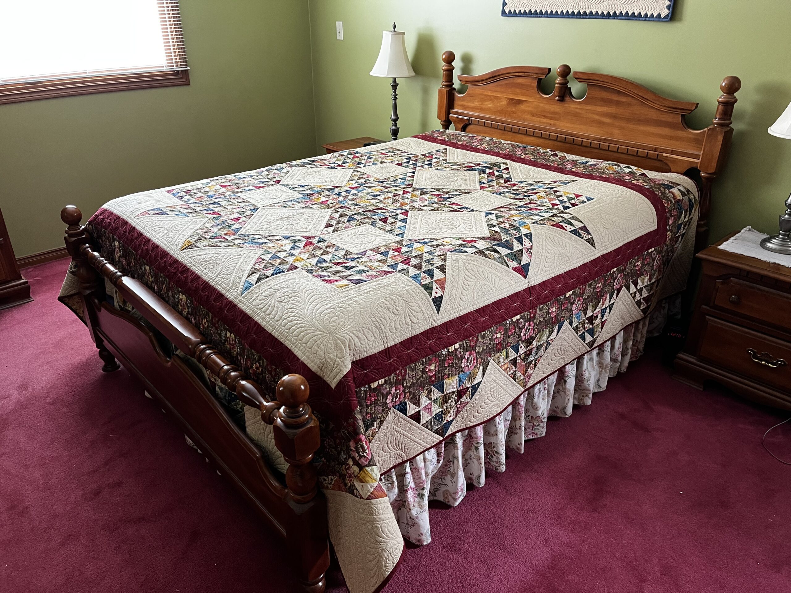 NJS2025-180-PBBQ-Ontario-Triangle-Star-bed - Canadian Quilters ...